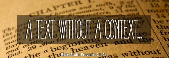 Proof Texting | Our God is Too Big